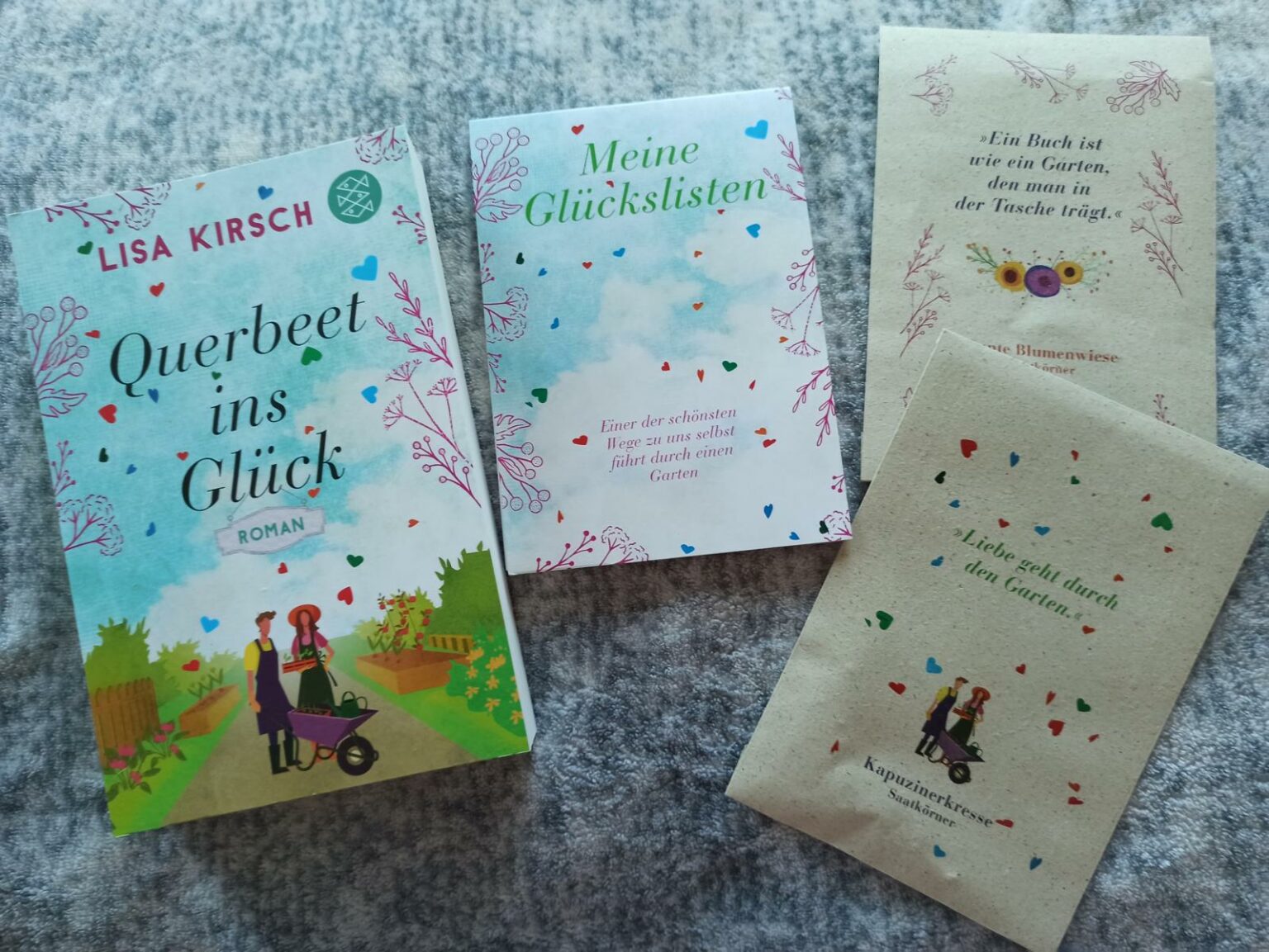 Querbeet ins Glück von Lisa Kirsch - Katja´s Bücher und Rezepte